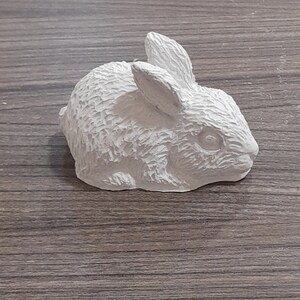 Plaster Figure of a Rabbit to Color, Plaster Rabbit Figure Ready to ...