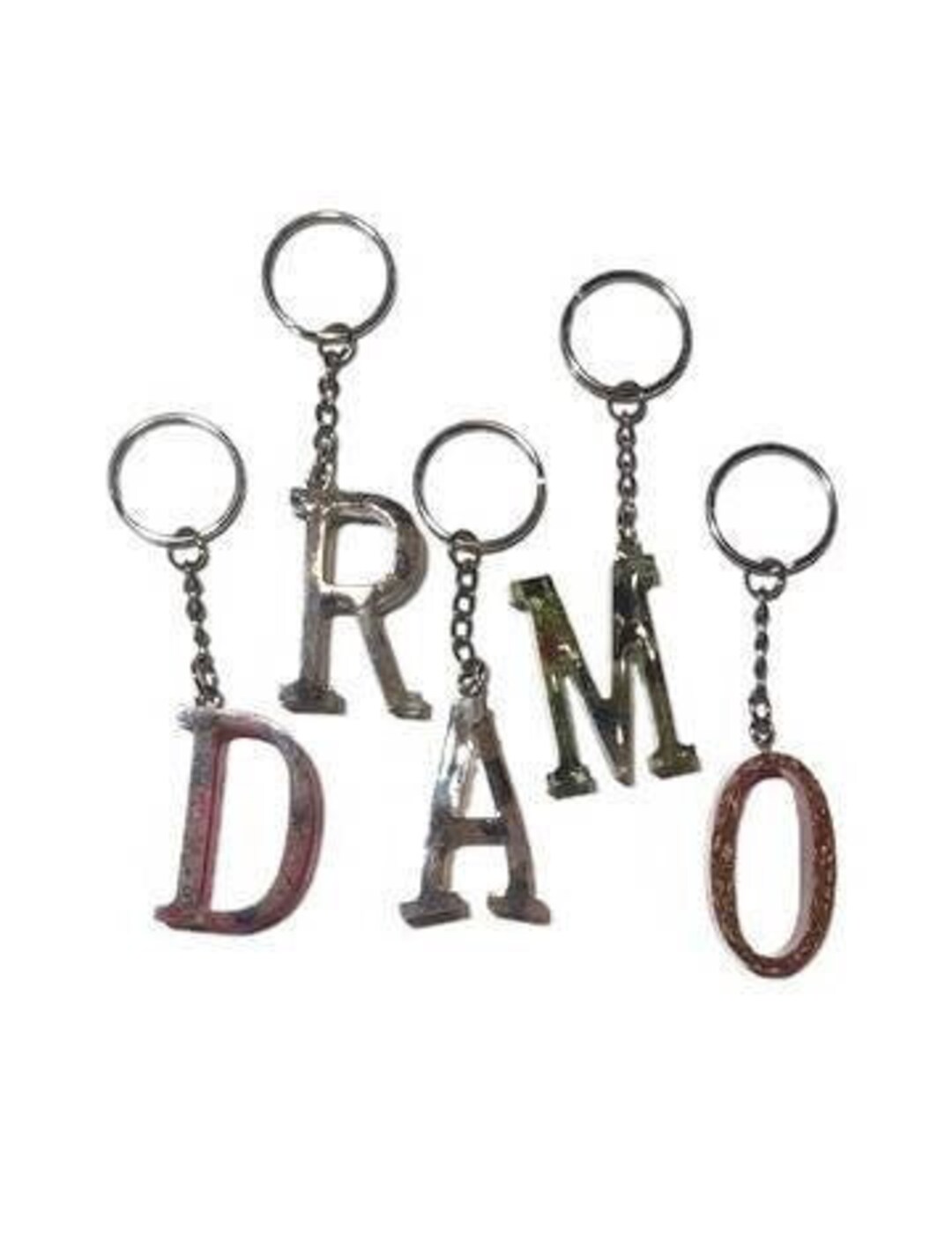Epoxy Resin Letter, Keychain Handmade Letter, Handmade Epoxy Resin ...