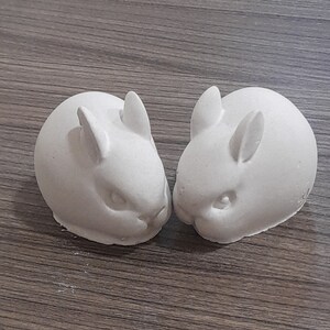 Plaster Figure of a Rabbit to Color, Plaster Rabbit Figure Ready to ...