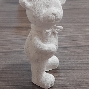 Plaster Bear Ready to Paint, Bear Figurine, Bear Sculpture, Bear on ...