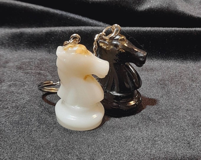 Knight Keychain Chess Piece Keychain Chess Keychain Knight Chess Piece ...