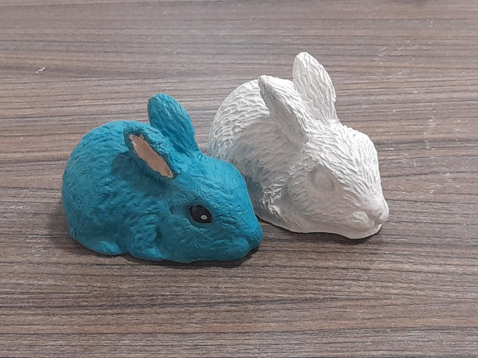 Plaster Figure of a Rabbit to Color, Plaster Rabbit Figure Ready to ...