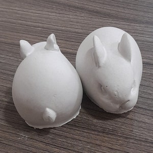 Plaster Figure of a Rabbit to Color, Plaster Rabbit Figure Ready to ...