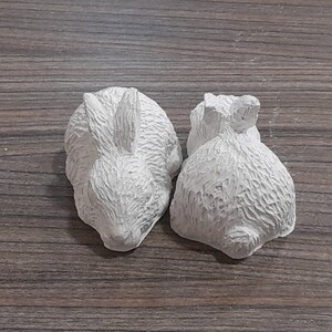 Plaster Figure of a Rabbit to Color, Plaster Rabbit Figure Ready to ...
