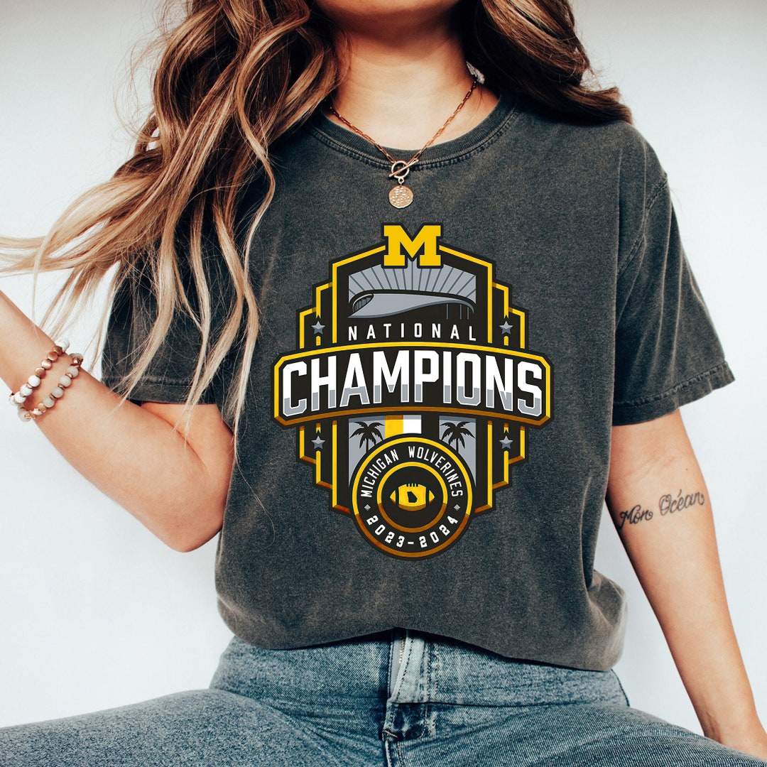 Michigan Wolverines National Champions 2023 Shirt, Michigan Wolverines Football Shirt, Michigan ...