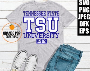 Tennessee State University Svg, TSU Svg, HBCU Svg, College Svg ...
