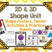 2D & 3D Shapes Unit - Etsy
