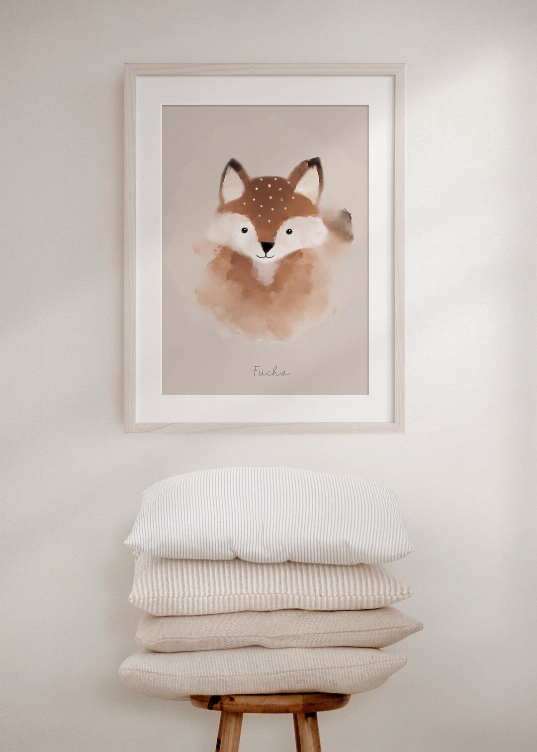 Children's Room Poster FUCHS Baby Interior - Etsy