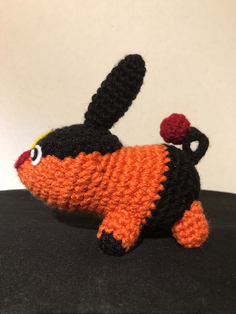 Tepig Peluche au crochet amigurumi inspirée de Pokémon - Etsy France
