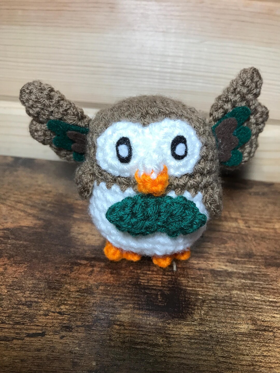 Rowlet - Pokémon Inspired Crochet Amigurumi Plush - Etsy