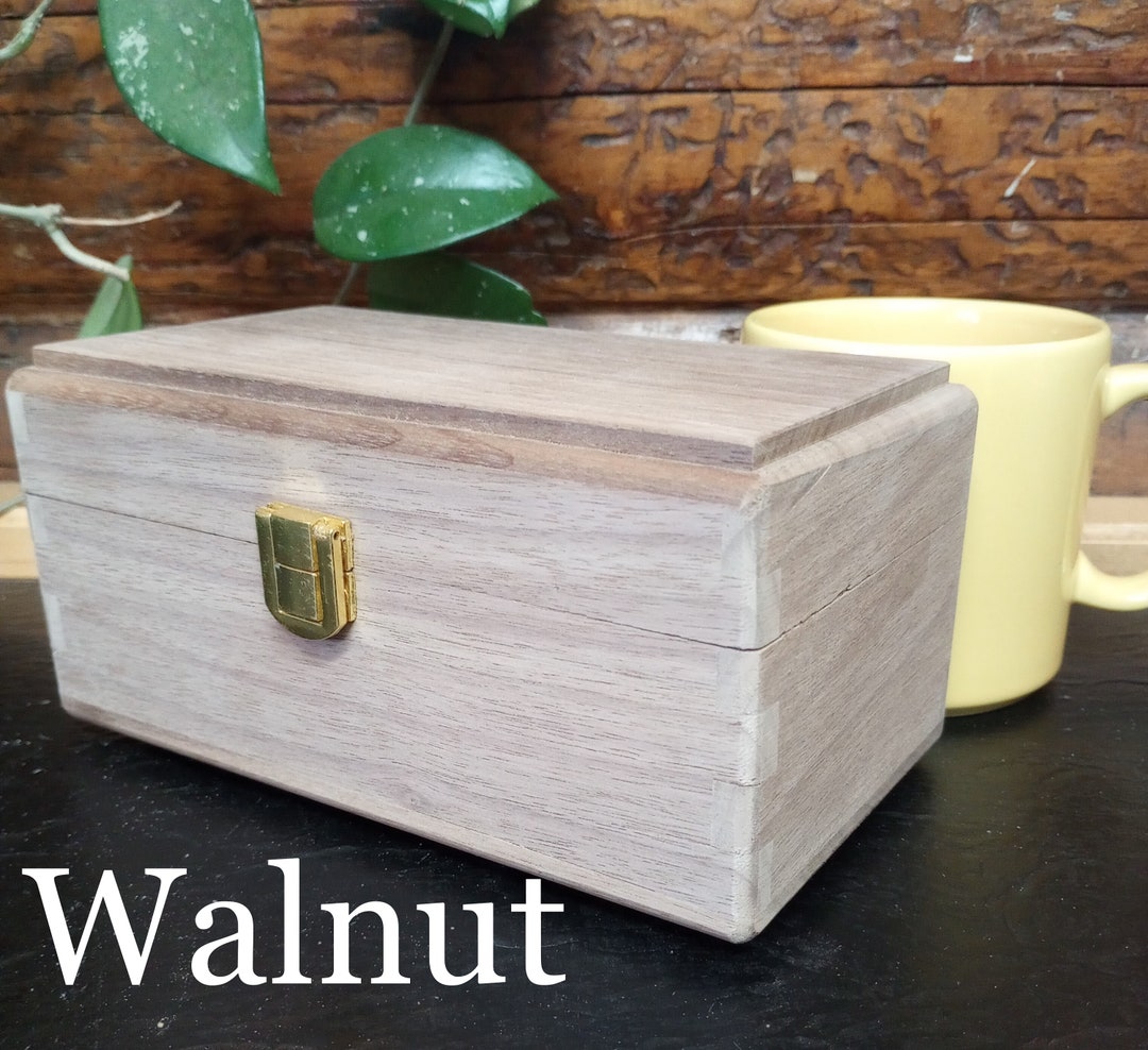 Personalized Walnut Treasure Box - Etsy