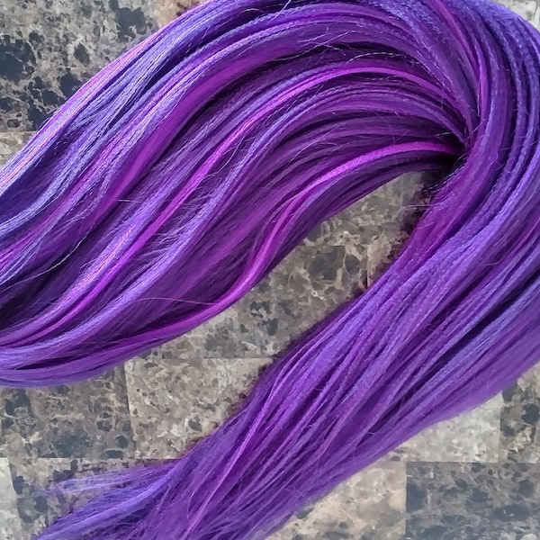 Purple Hair Extensions - Etsy