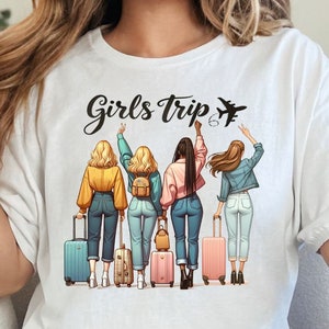 Girls Trip Graphic, Girls Trip Design, Girls Friends Trip Girls Png Art ...