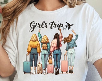 Personalized Girls Trip Graphic, Girls Trip Custom Design, Girls ...