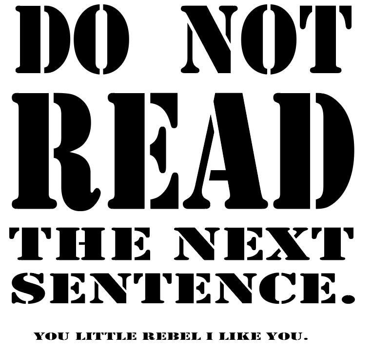 Do Not Read the Next Sentence Png for Shirt Mugs Print Art Download ...