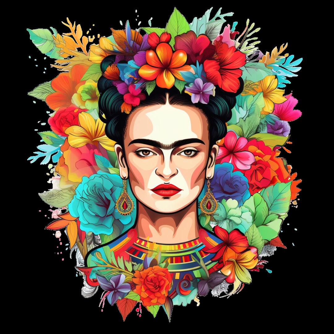 Frida PNG Digital Download - Sublimation and Screen Print Graphic ...