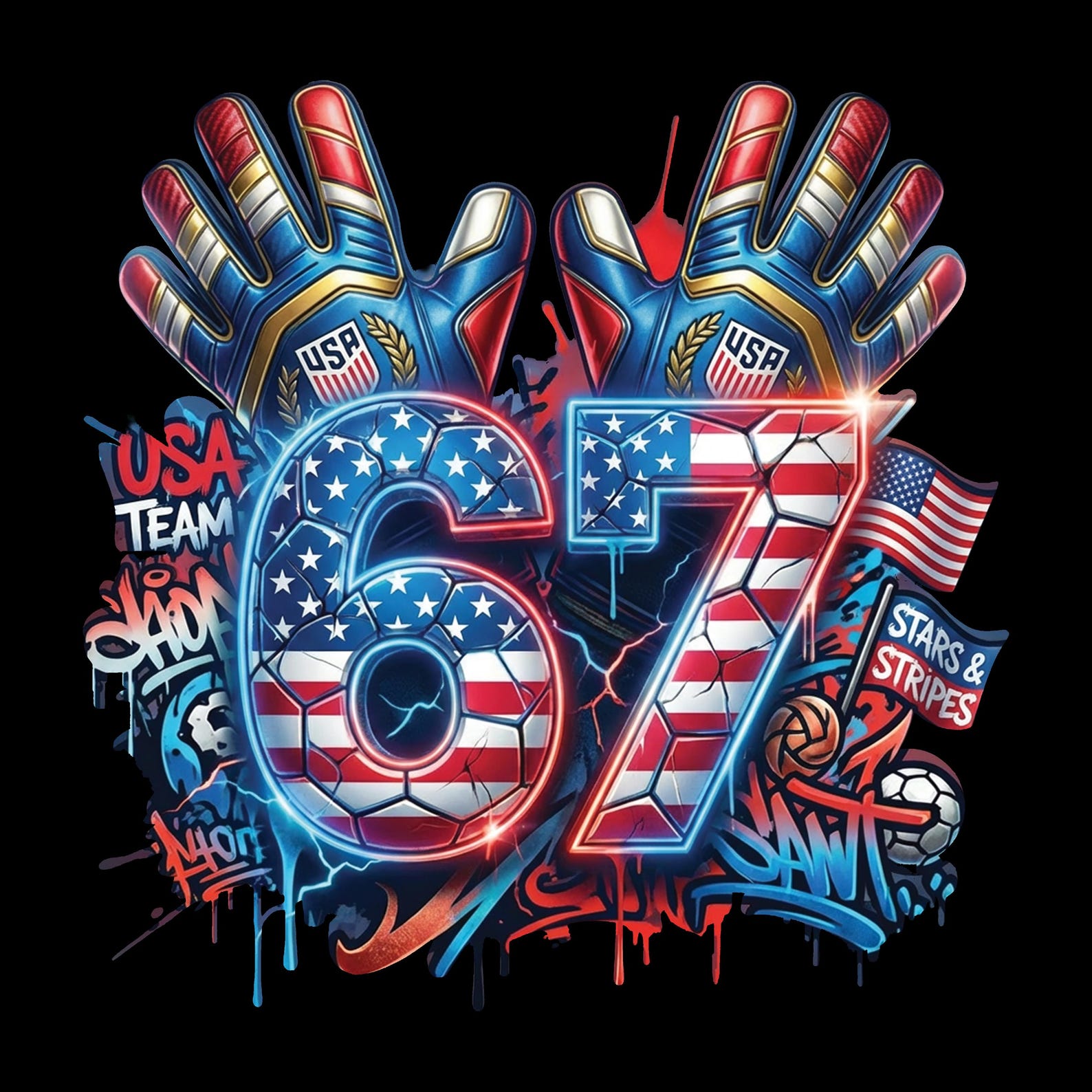 67 Soccer Number PNG Football Street Style ,six Seven Funny Gen Alpha ...