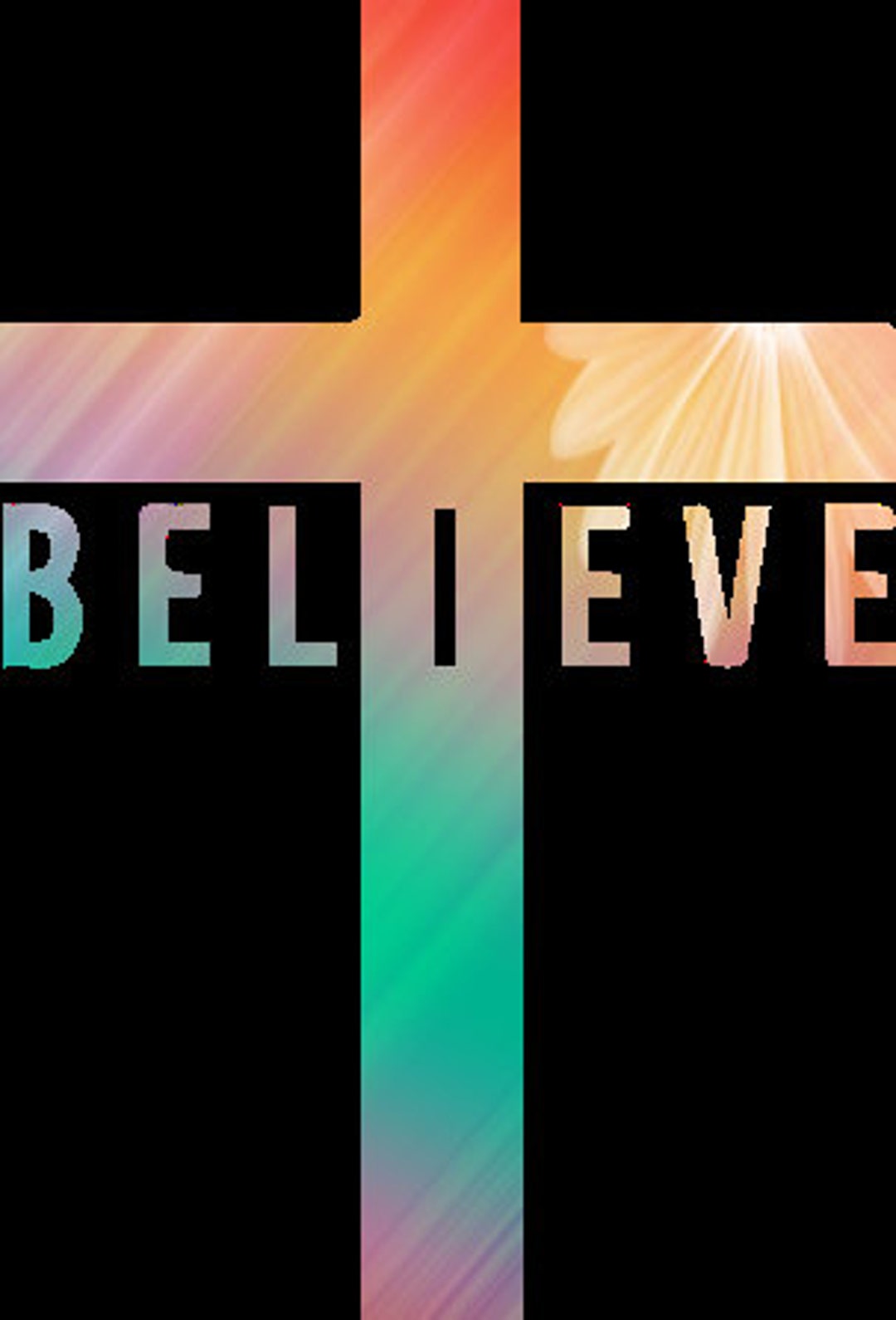 Believe PNG Digital Download Sublimation Screen Print Design Graphic ...
