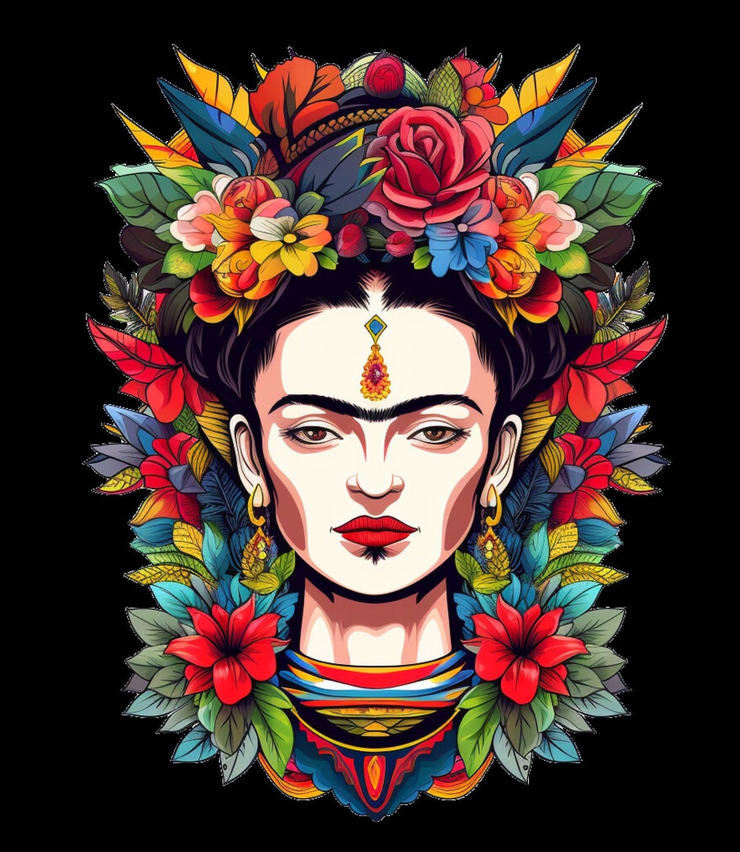 Frida Png Digital Download Sublimation Screen Print Design Graphic ...