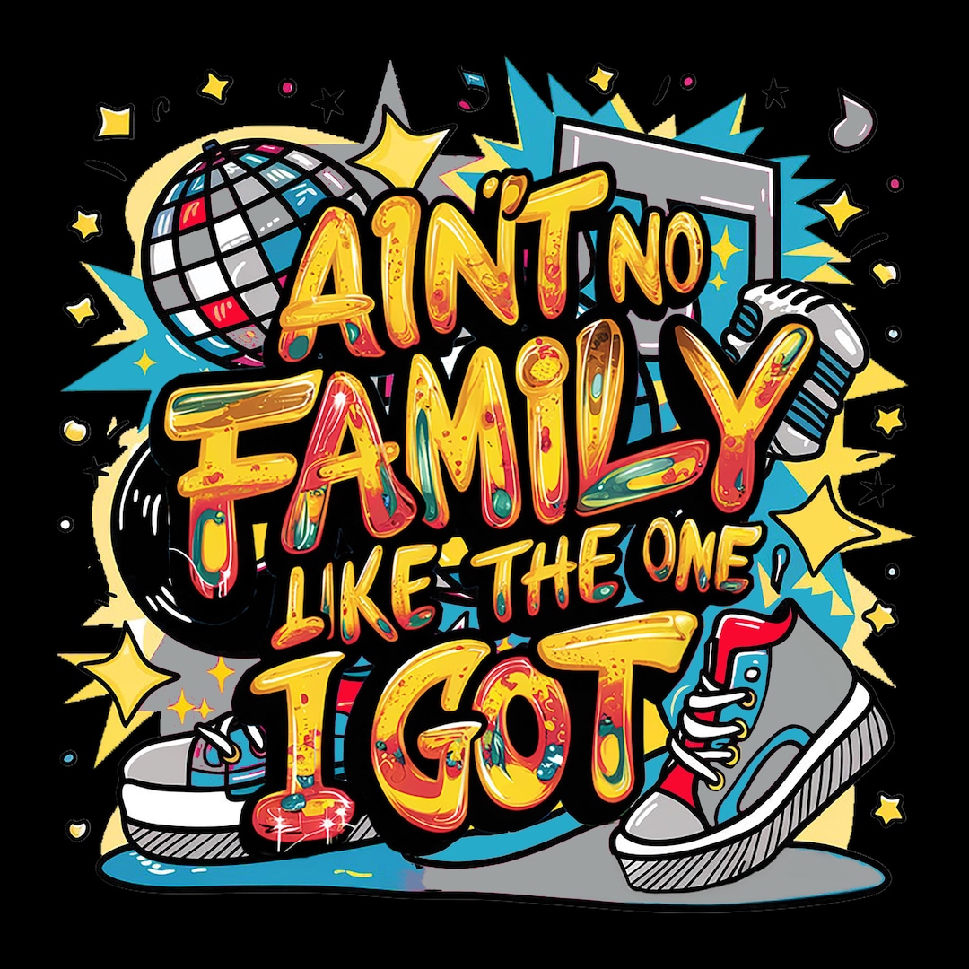 Ain't No Family Like the One I Got Outline Png,family Vacation Png ...