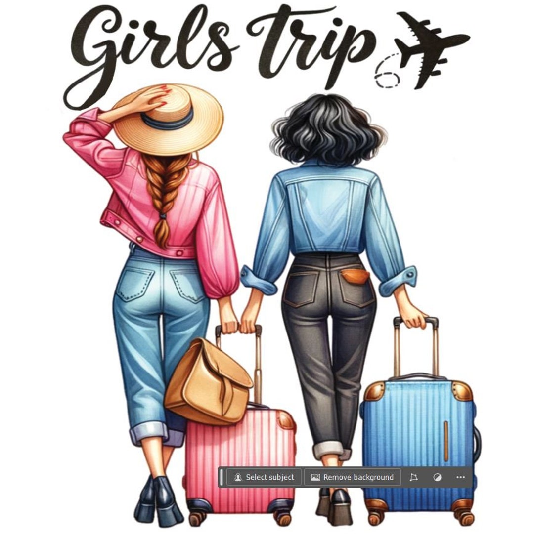 Girls Trip Graphic, Girls Trip Design, Girls Friends Trip Girls Png Art ...