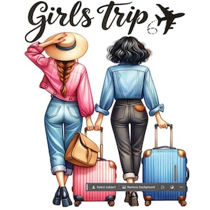 Girls Trip Graphic, Girls Trip Design, Girls Friends Trip Girls Png Art ...