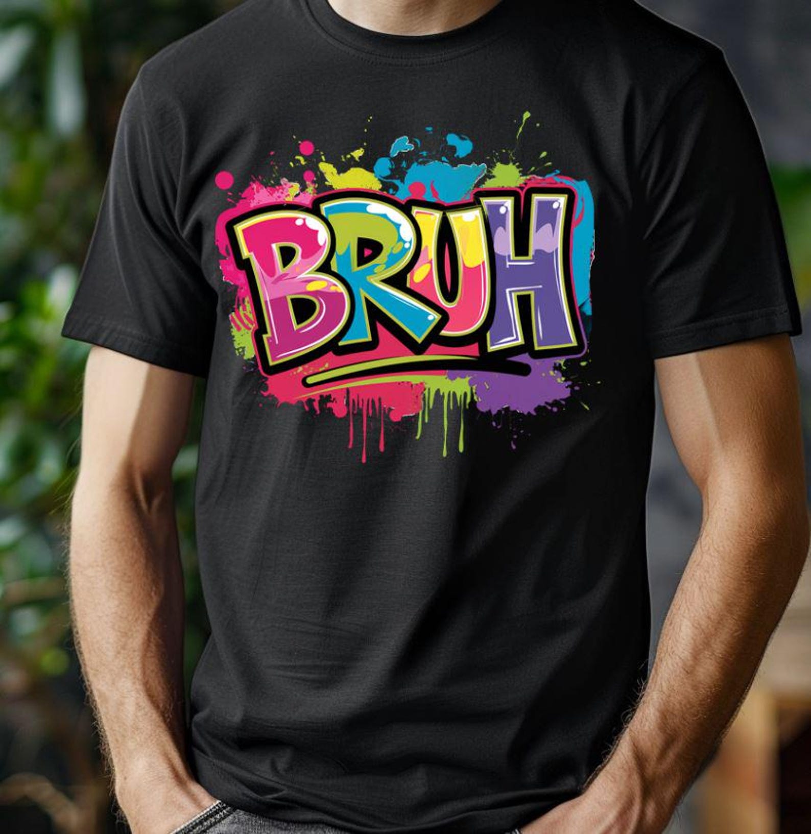 Bruh Png, Sublimation Design, Colorful Neon Png, Teacher Png, Back to ...