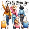 Personalized Girls Trip Graphic, Girls Trip Custom Design, Girls ...