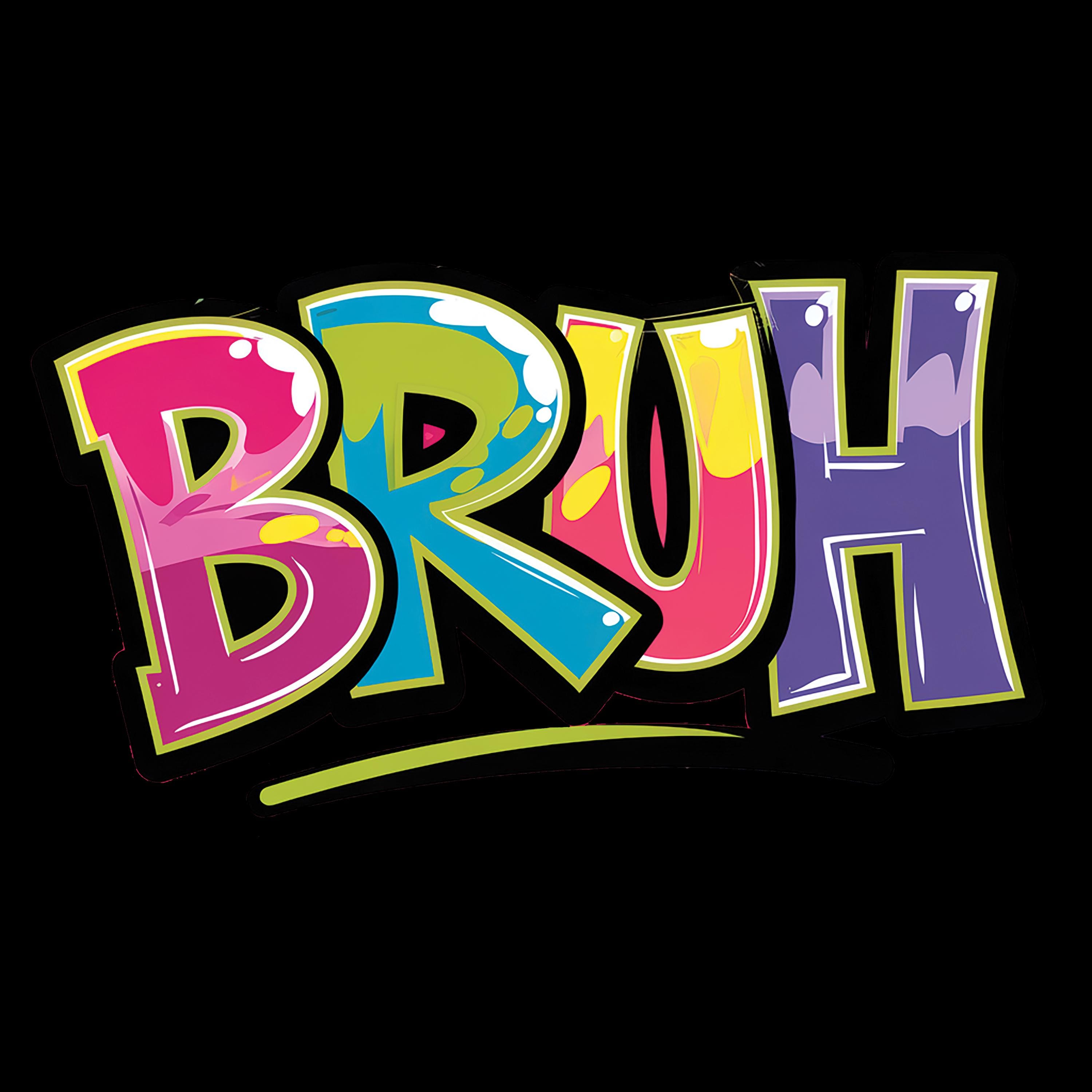 Bruh Png, Sublimation Design, Colorful Neon, Teacher Png, Back to ...