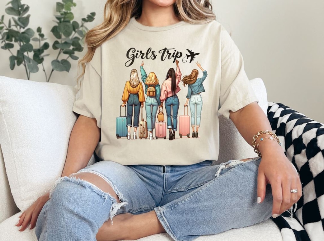 Girls Trip Graphic, Girls Trip Design, Girls Friends Trip Girls Png Art ...