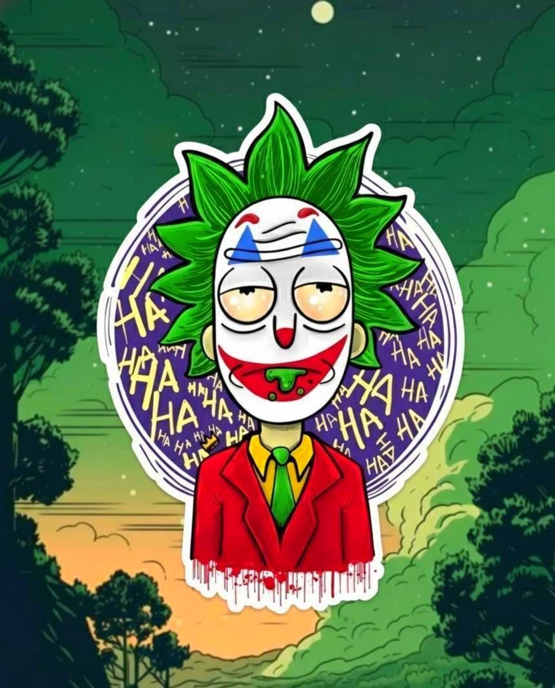 Rick and Morty "why so Serious" Sticker - Vinyl Decal for Laptops and ...