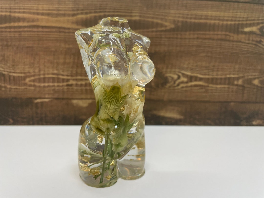 White Statice Flower Goddess-resin Goddess - Etsy