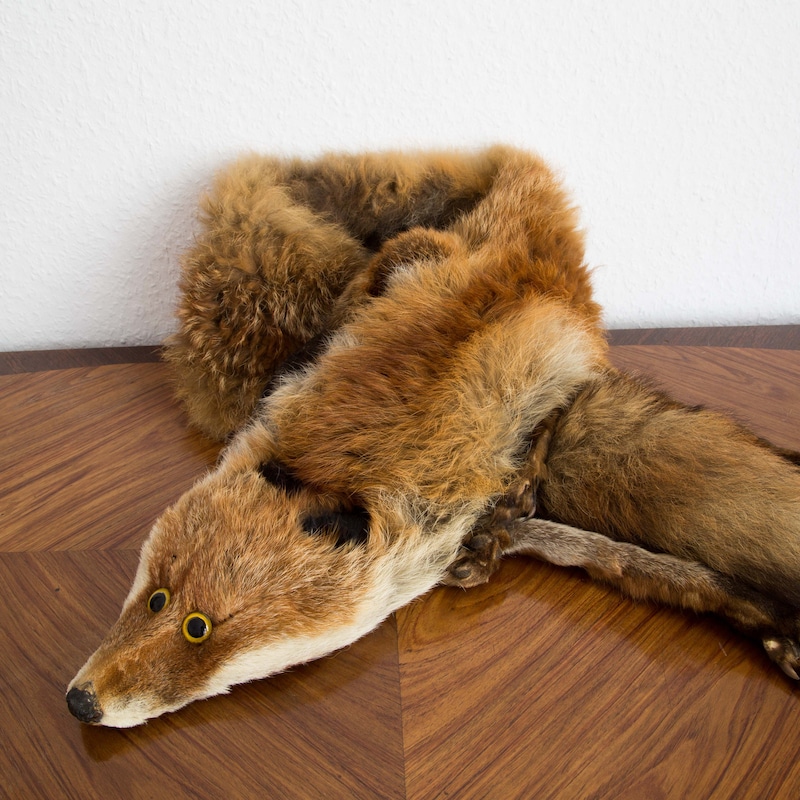 Red Fox Scarf - Etsy