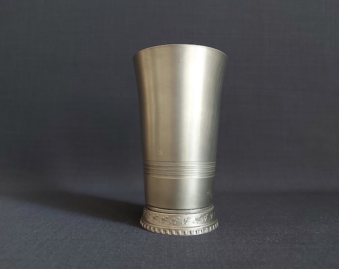 Pewter Mug_etain Pur_beautiful Simple Design_vintage_250 Ml - Etsy