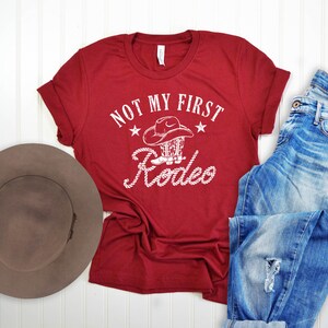 Not My First Rodeo Shirt Western Rodeo Shirt Country Shirt Cowgirl ...