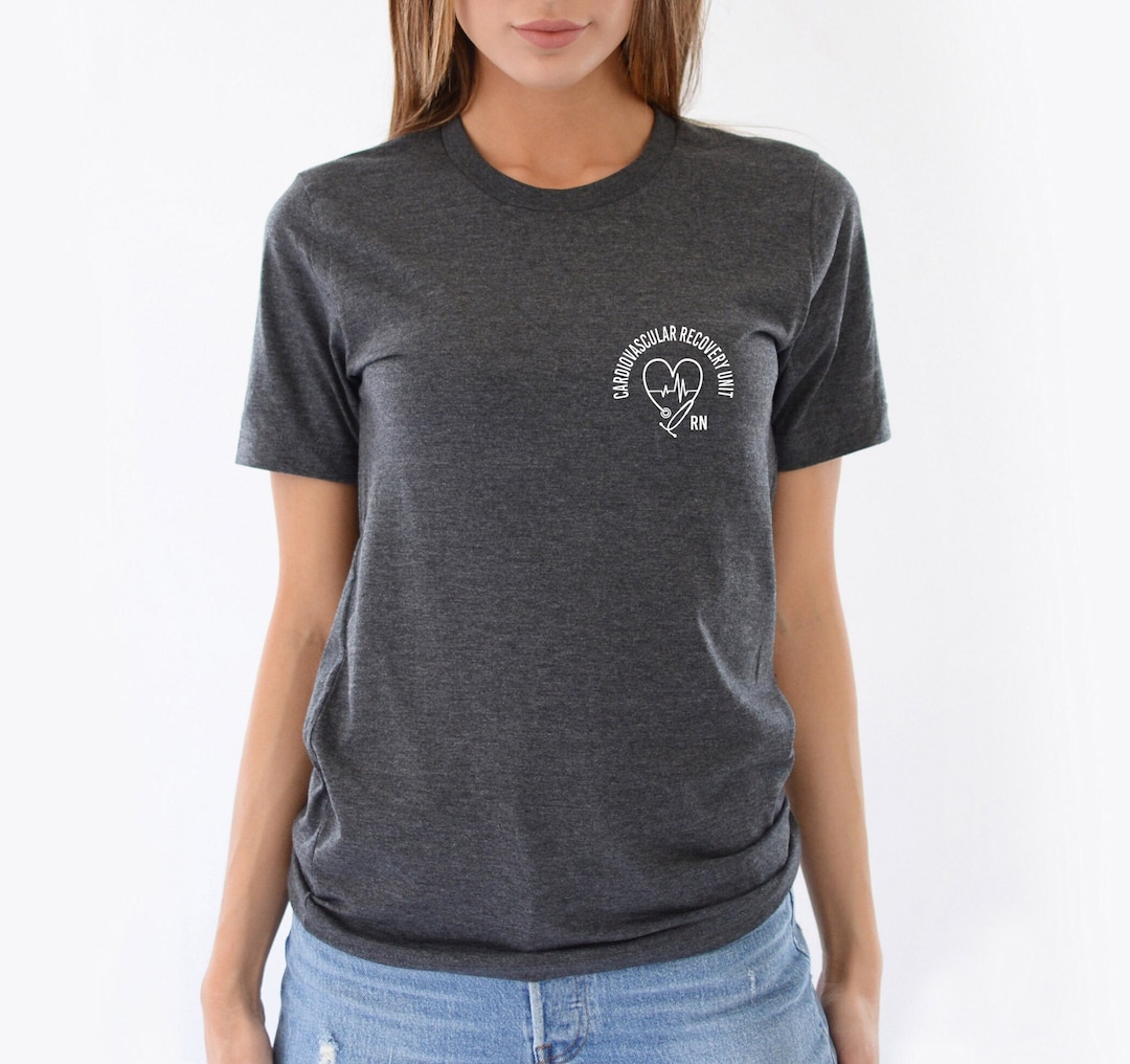 Cardiovascular Recovery Unit Nurse Shirt Cath Lab RN Tshirt Cardiac ...