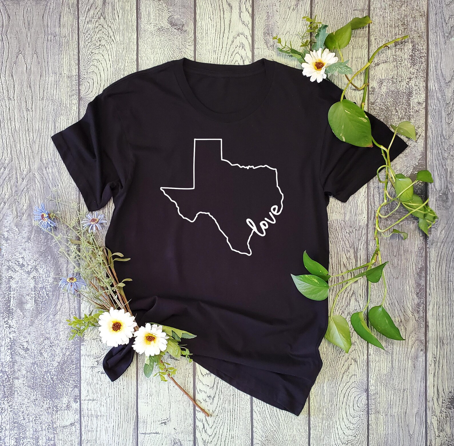 Texas Shirt Texas Tee Texas Graphic Tee Texas Love Shirt | Etsy