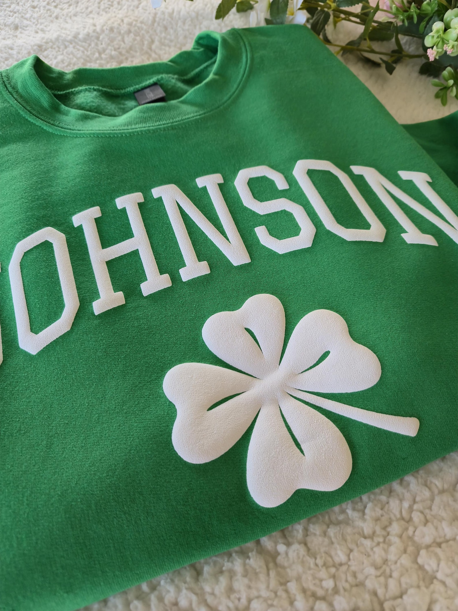 Customized Puff Name St. Patrick's Day Sweatshirt | Personalized St ...