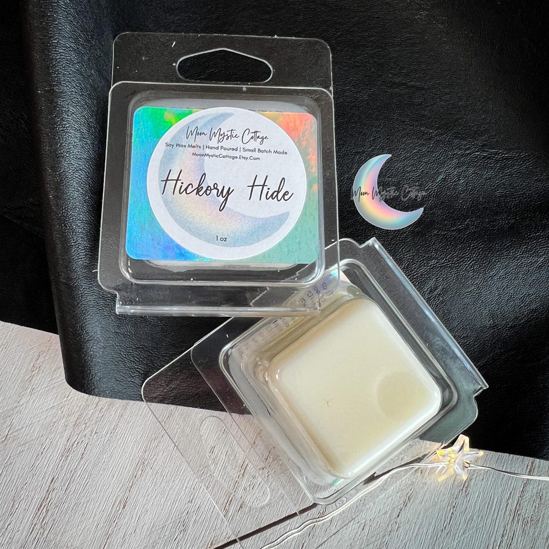 Wax Melt Sample, Wax Melt Mini, Hickory Hide Wax Melt Sample, Men's Wax Melt Scent, Woody Wax ...