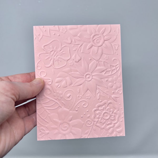 Embossed Paper Sheet - Etsy
