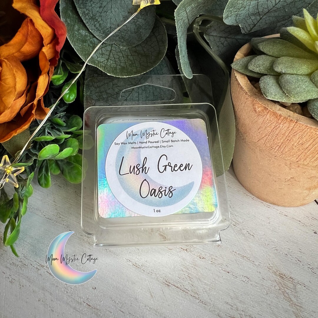 Lush Green Oasis, Wax Melt Sample, Handmade Wax Melts, Succulent Scent ...