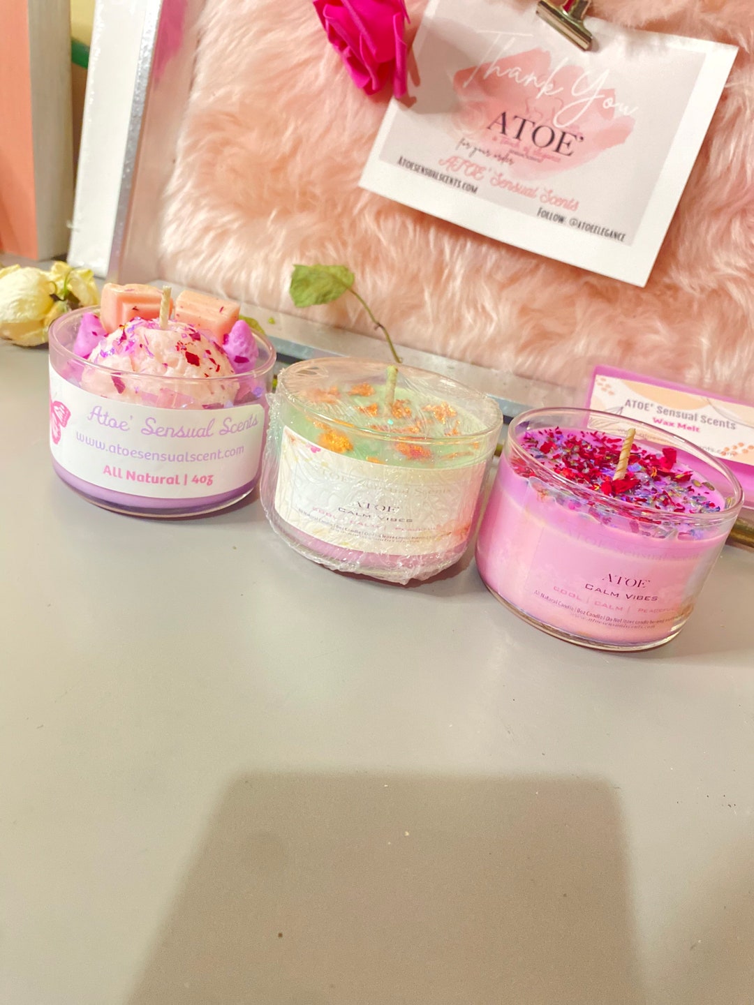 Freestyle Candles (set of 3) - Etsy