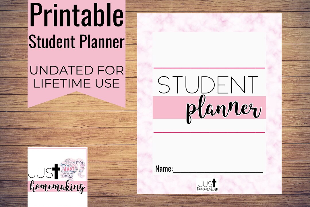 Printable Student Planner | Homeschool | Distance Learning | E-learning ...