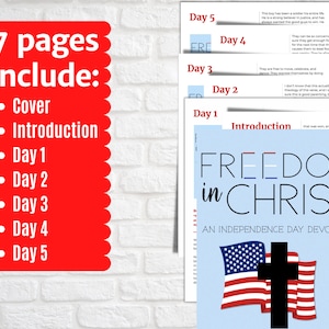 Family Devotional Printable, Fourth of July Activities, Women's Bible ...