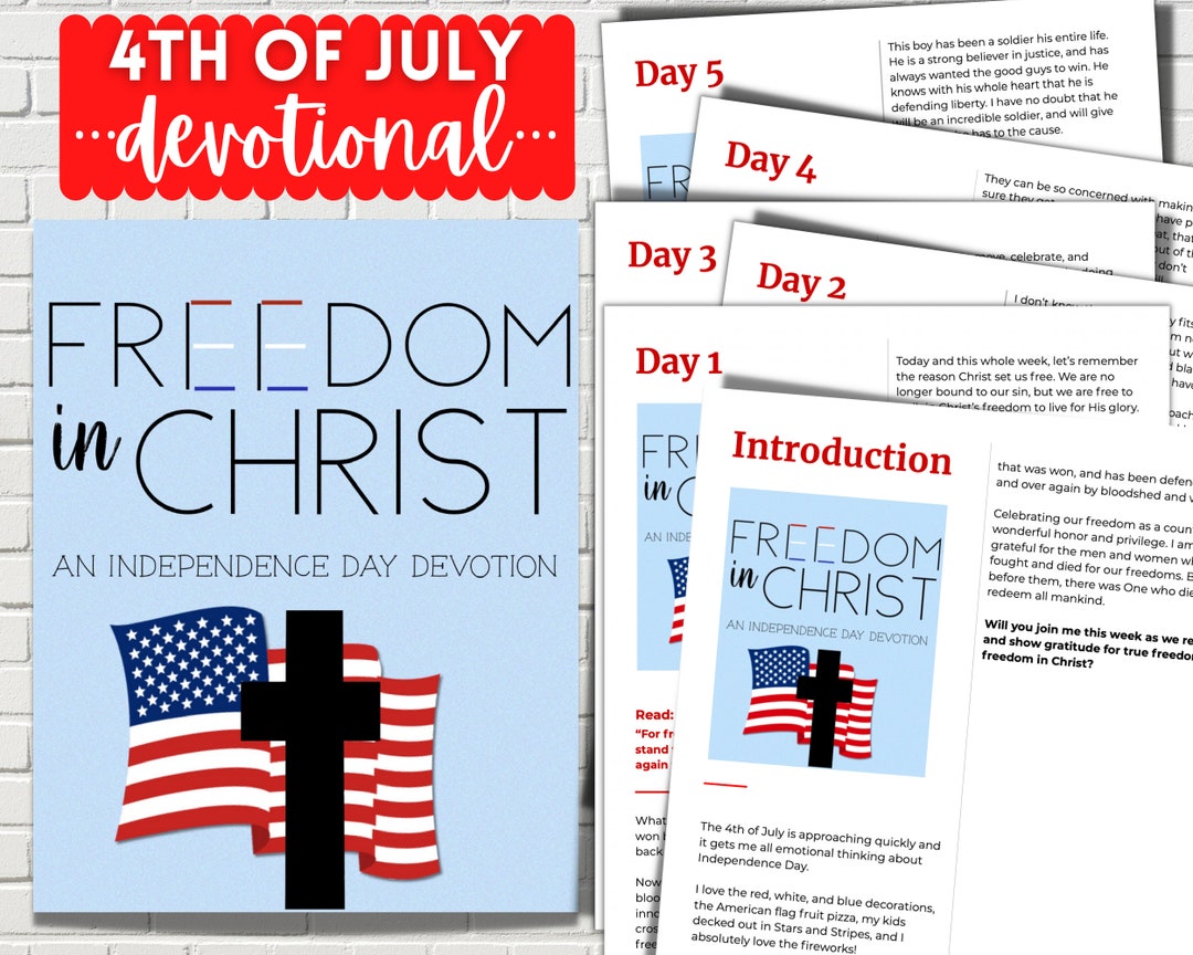 Family Devotional Printable, Fourth of July Activities, Women's Bible ...