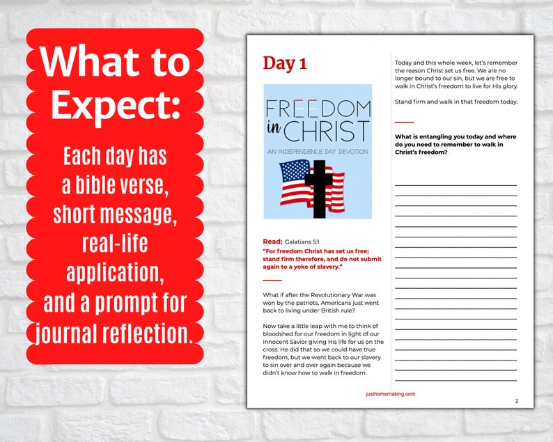 Family Devotional Printable, Fourth of July Activities, Women's Bible ...