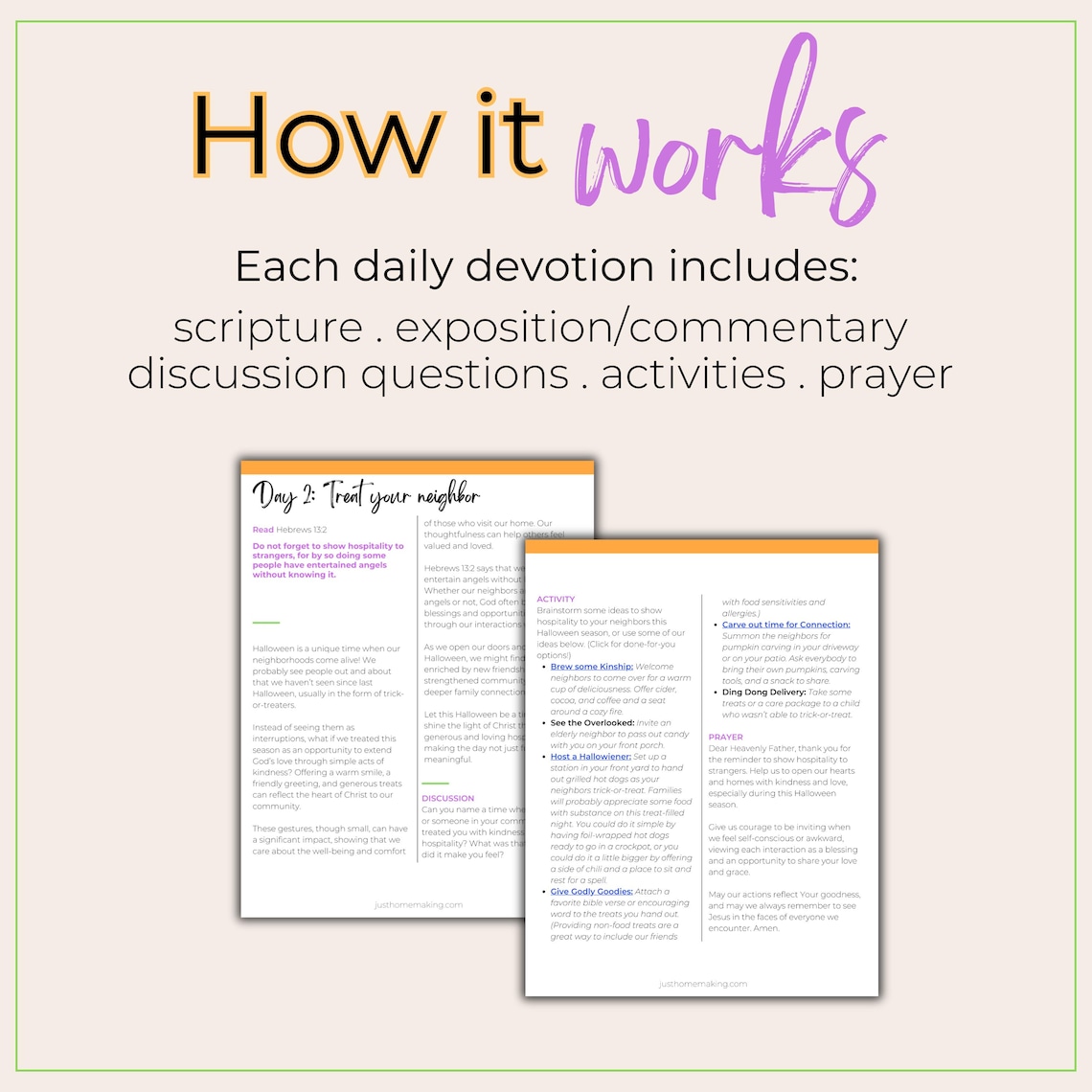 Christian Halloween Devotional Printable, Trick or Truth, Religious ...