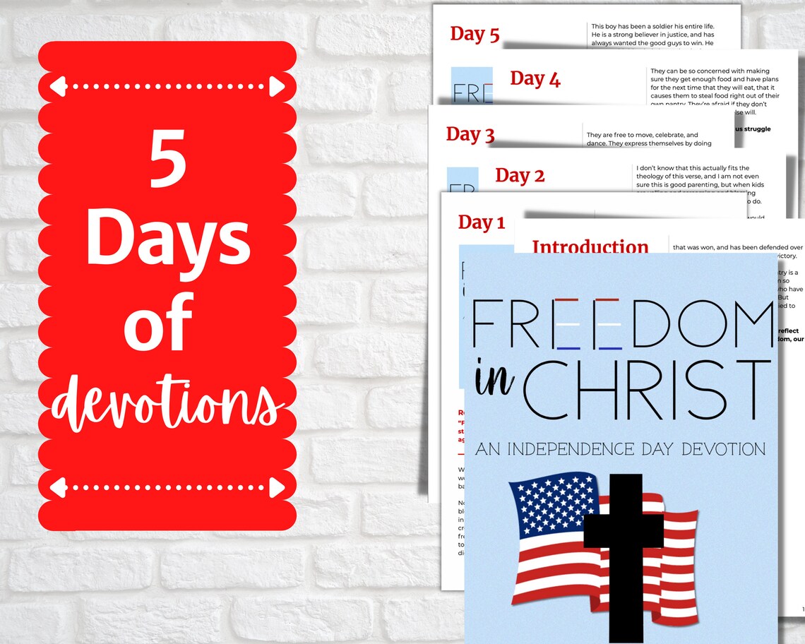 Family Devotional Printable, Fourth of July Activities, Women's Bible ...