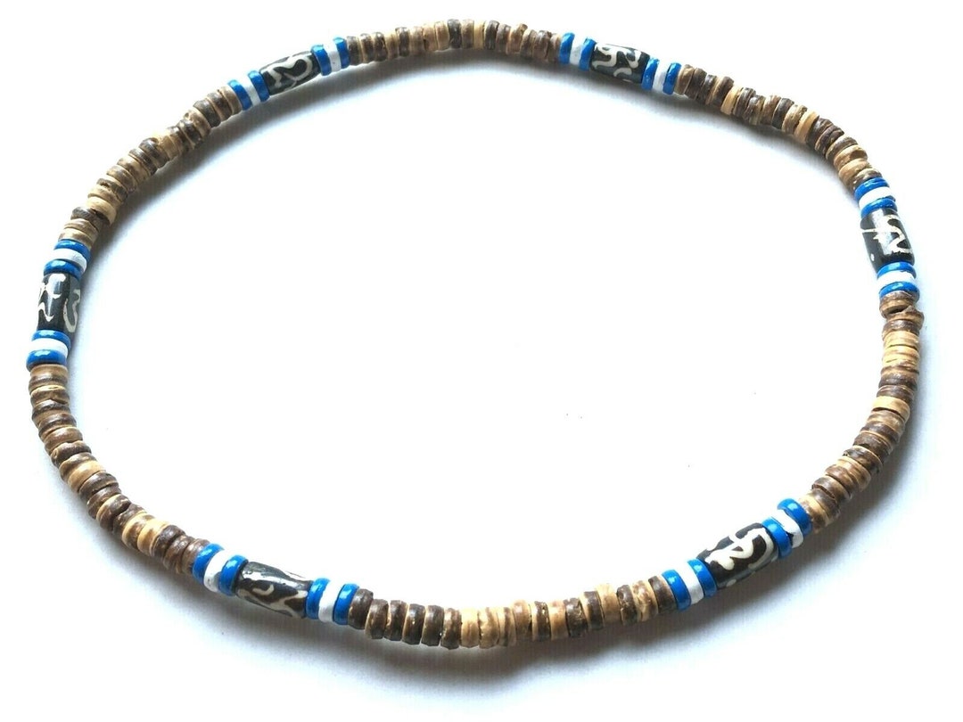 Guys Surf Necklaces for Men,surfer Necklace,beach Necklace Men,wood ...