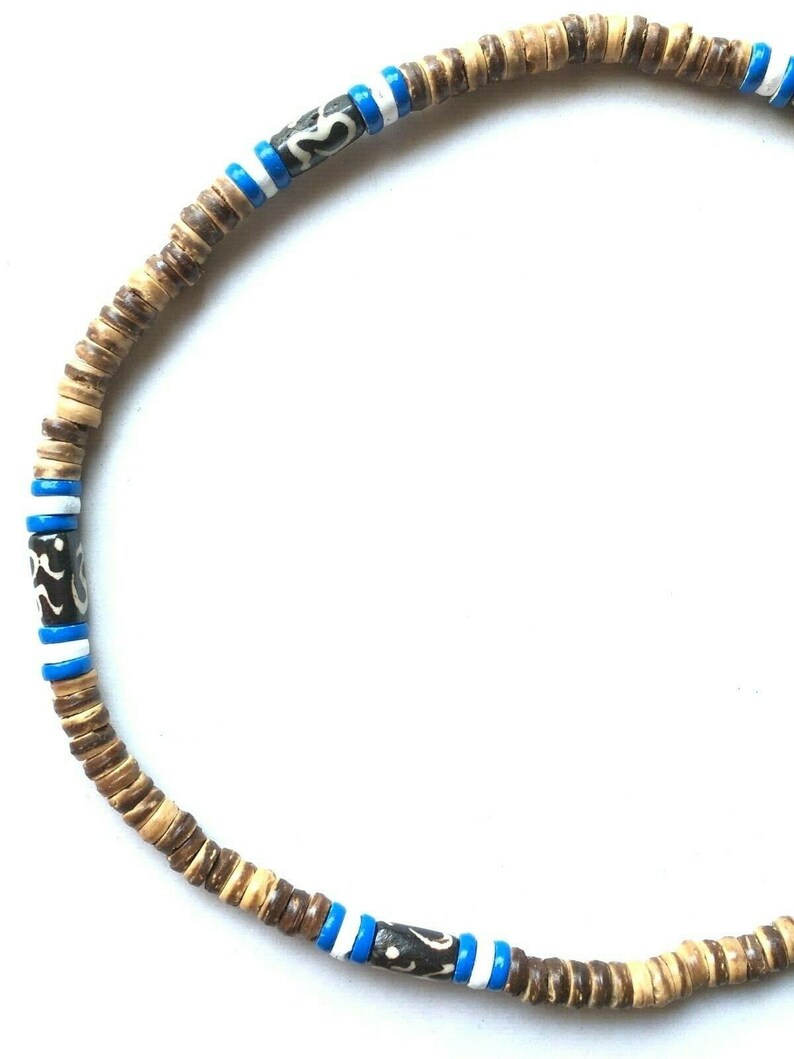 Guys Surf Necklaces for Men,surfer Necklace,beach Necklace Men,wood ...